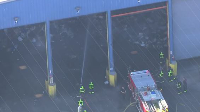 Crews extinguish fire at trash facility in Roxbury - Boston News ...