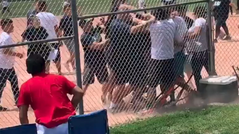 Parents caught on camera brawling during youth baseball game - Boston ...
