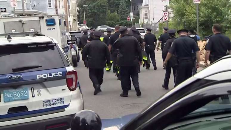 Boston police searching for 2nd suspect following deadly officer ...