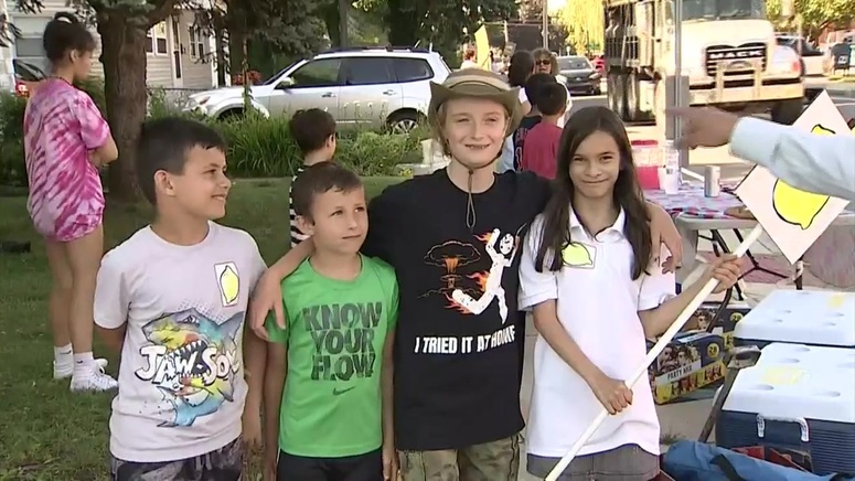 Melrose kids set up lemonade stand to support families impacted by ...