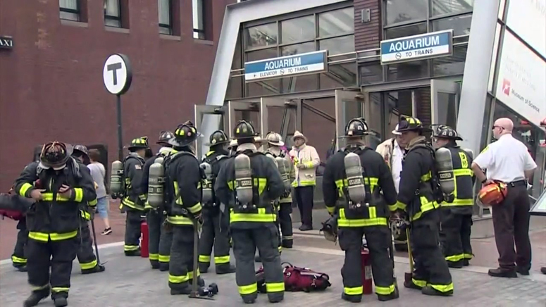 Track fire on Blue Line prompts evacuations, causes delays - Boston ...