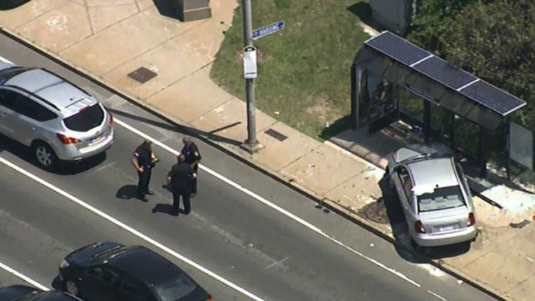 2 pedestrians seriously injured after car crashes into Lynn bus stop ...