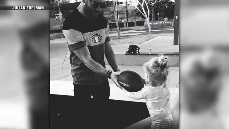 Patriots’ Julian Edelman shares photo of him handing off a football to ...