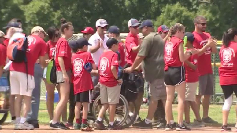 Young athletes take the field for Challenger Day in Malden - Boston ...