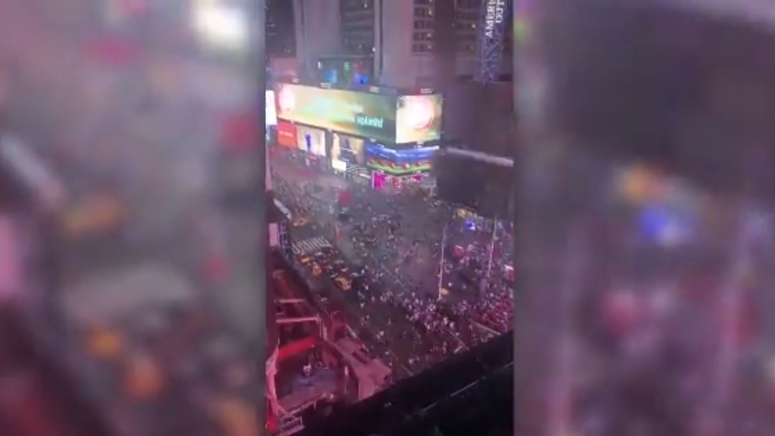 Police: Motorcycle backfiring causes panic in Times Square - Boston ...