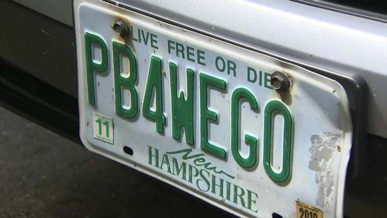 Woman fighting request to turn in 15-year-old vanity plate showing ...