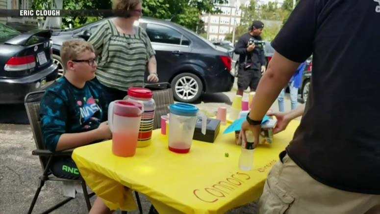 A Whitman car club offered some sweet support to a local kid living ...