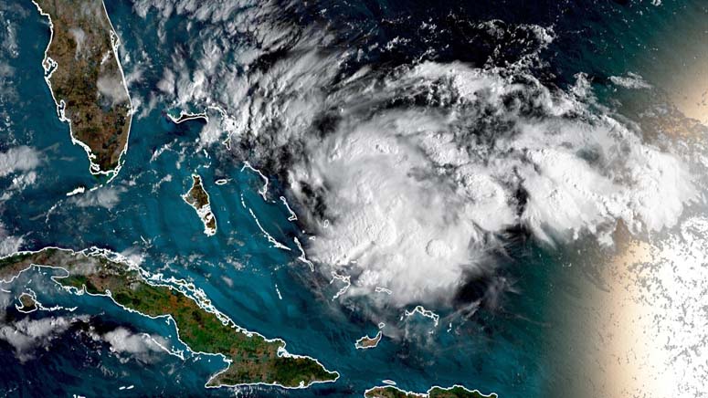 A tropical depression has formed near the Bahamas islands ravaged by ...