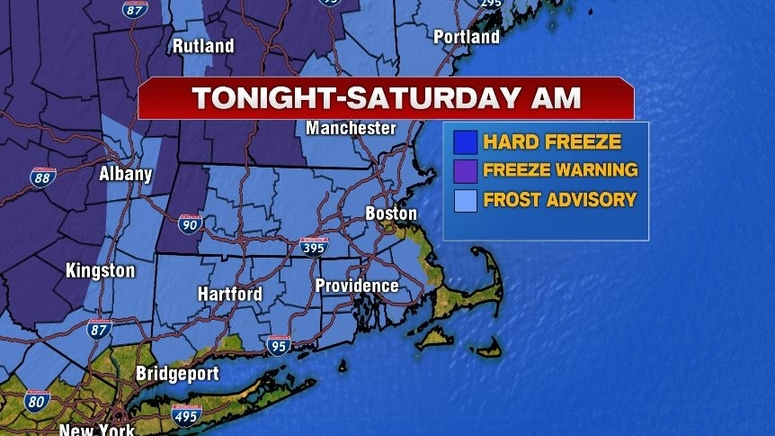 Frost advisory issued for majority of Massachusetts – Boston News ...