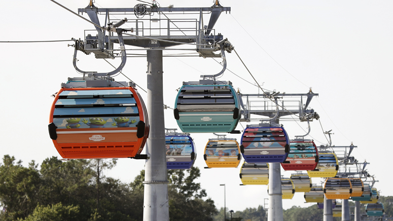 Park-goers stuck on Disney World’s new aerial cable cars - Boston News ...