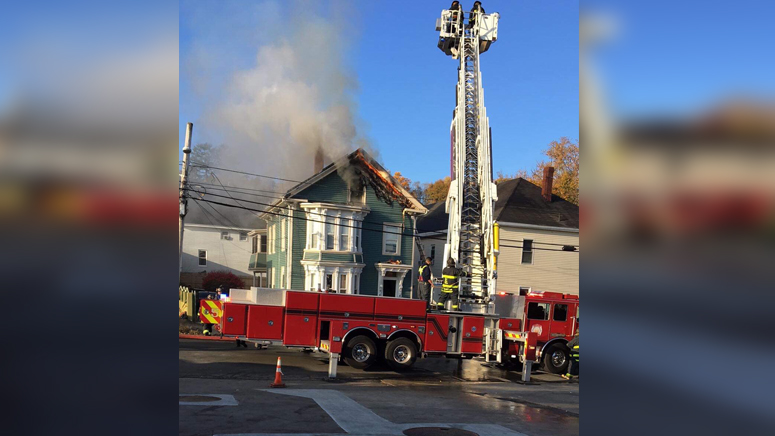 Firefighters batte house fire in Lawrence - Boston News, Weather ...