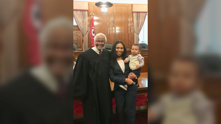 A judge held a law student’s baby so that the boy could be part of his ...