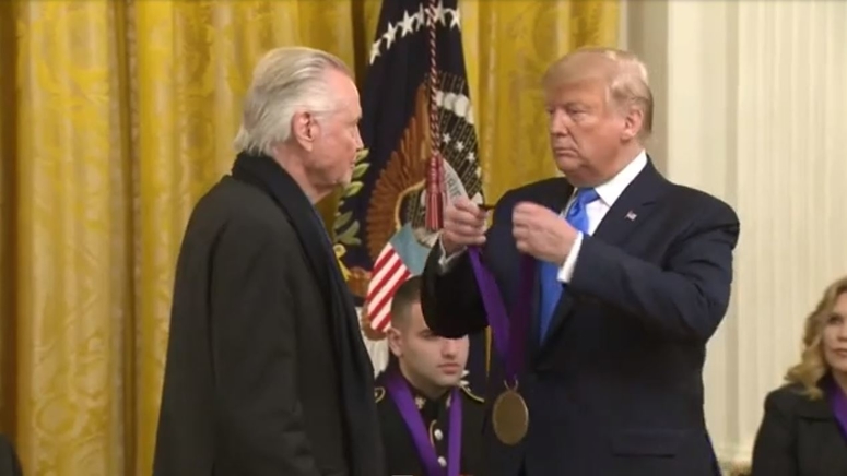 Trump awards medals to Jon Voight, Alison Krauss and others - Boston ...