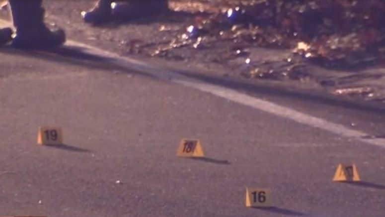 Police investigating after innocent bystander struck during shootout in ...