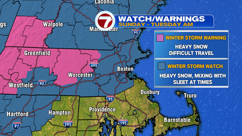 Winter storm alert issued as Bay State braces for plowable snow, wintry ...