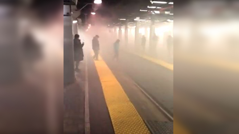 Sparks shooting from electrical wires prompts MBTA to suspend Green ...