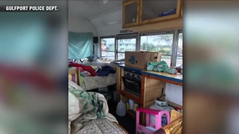 Police: Mother left 3 young kids alone on bus converted into makeshift ...