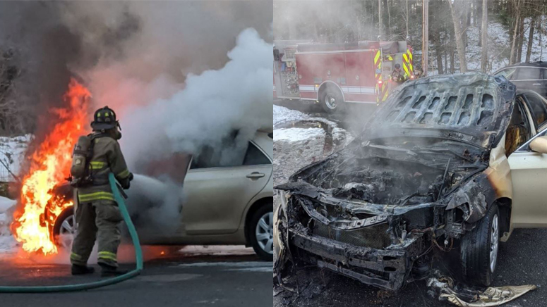 Squirrel’s nest may have caused car fire in Acton - Boston News ...