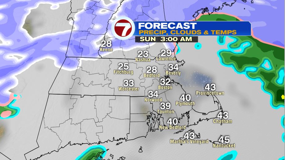 Precipitation Tapers Off - Boston News, Weather, Sports | WHDH 7News