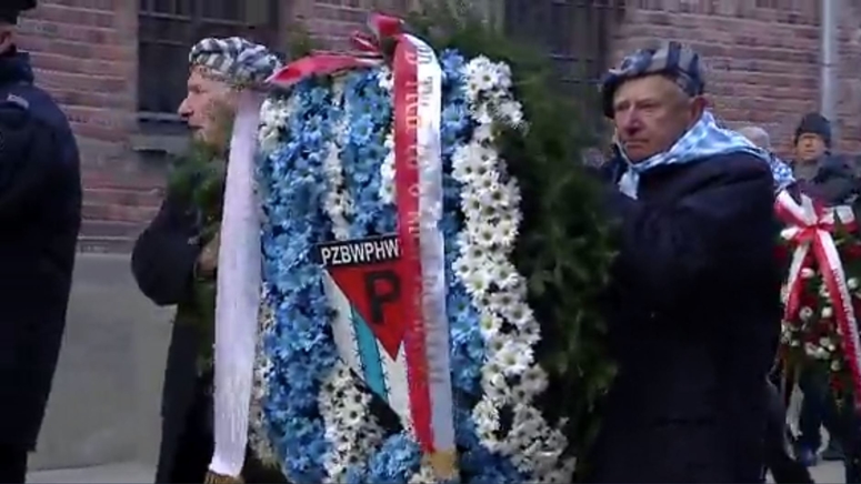 Survivors return to Auschwitz 75 years after liberation - Boston News ...