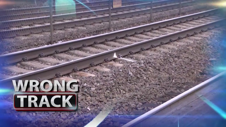 7Investigates: Commuter rail train arrives on wrong track, passenger ...