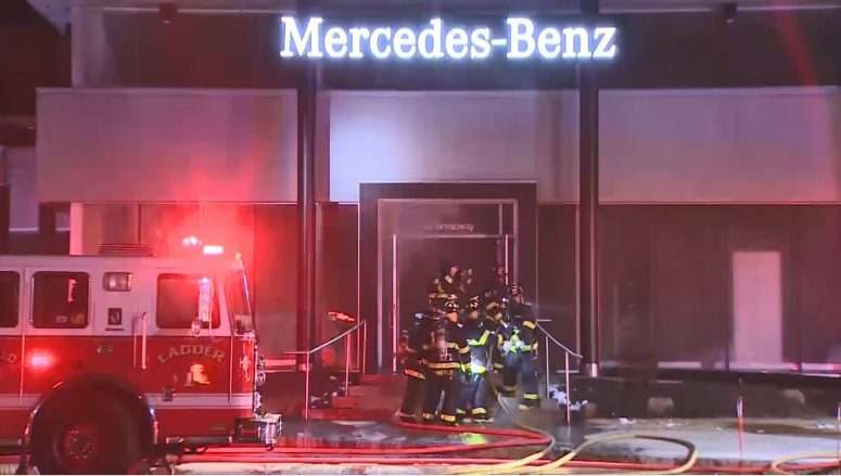 Vehicles catch fire at Mercedes-Benz dealership in Lynnfield - Boston ...