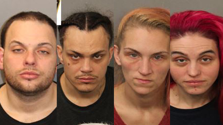 Search warrant results in 4 arrests, seizure of more than 200 bags of ...