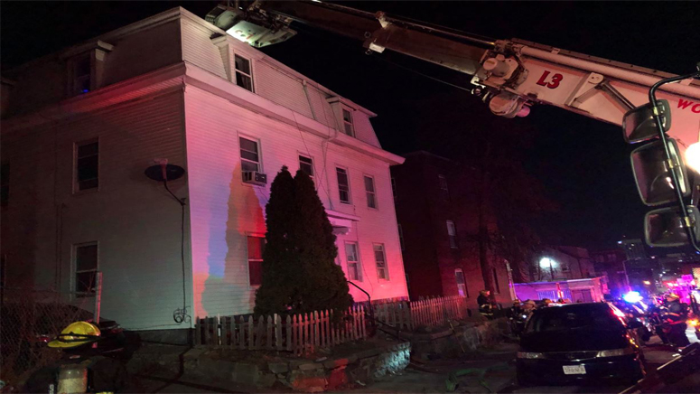 Firefighter hospitalized after 3-alarm blaze in Worcester - Boston News ...