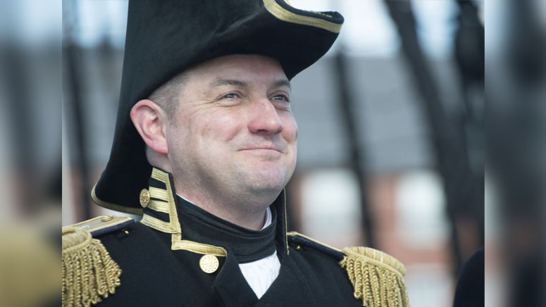 New commander takes the helm of USS Constitution - Boston News, Weather ...