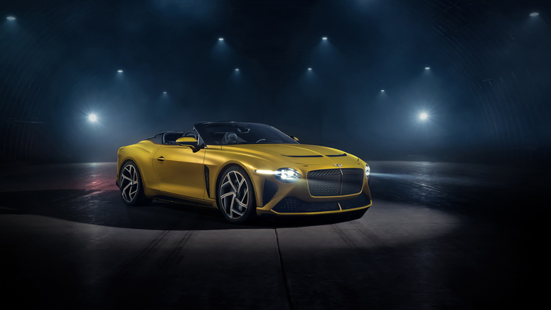 Bentley unveils $2 million roofless car with trim made from 5,000 year ...