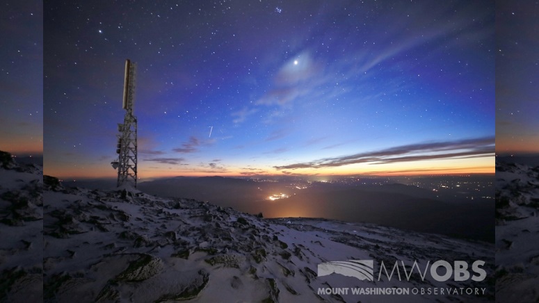 NH meteorologist snaps stunning shot of Venus, International Space ...