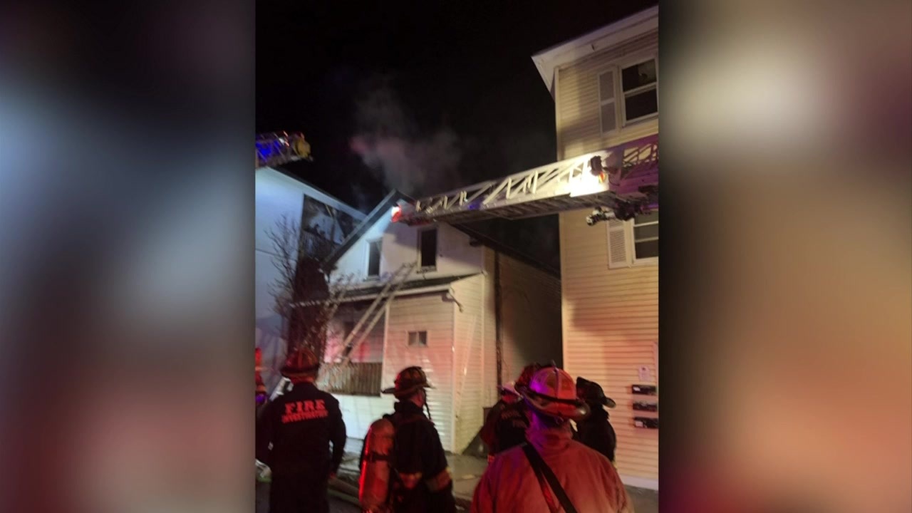 Firefighters battle 3-alarm fire in Worcester - Boston News, Weather ...