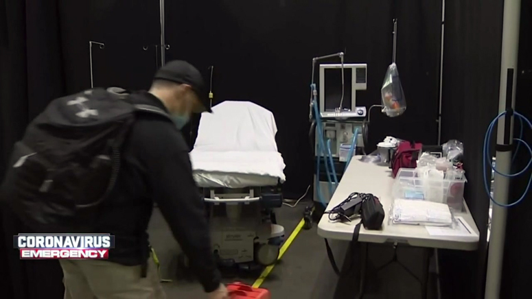 Field hospital at Worcester’s DCU Center begins accepting coronavirus ...