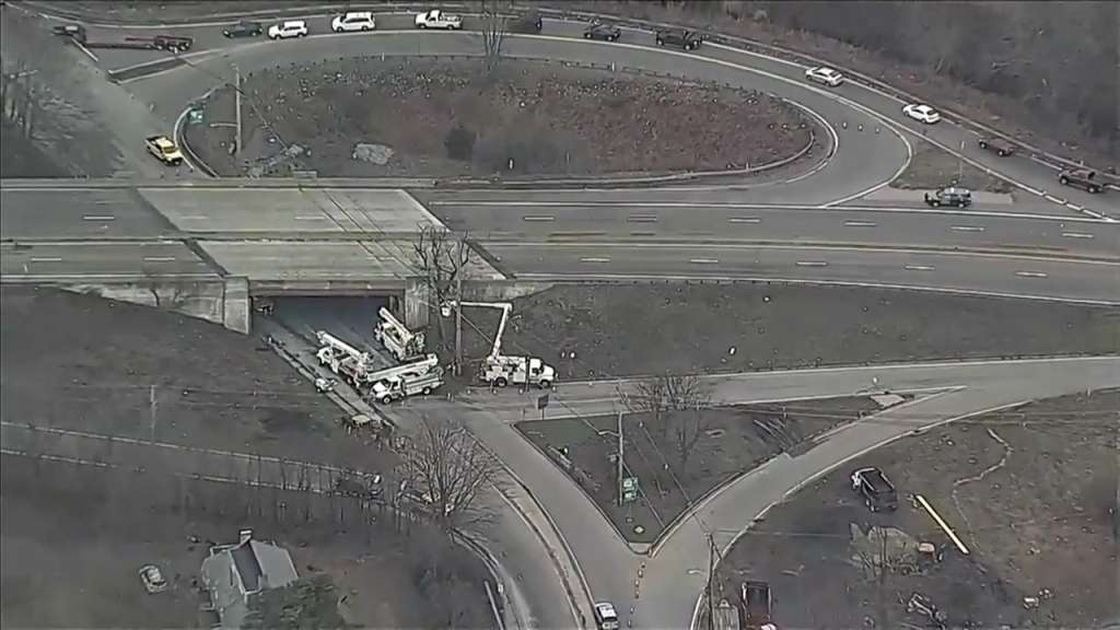 Route 128 closed in both directions after vehicle hits utility pole in ...