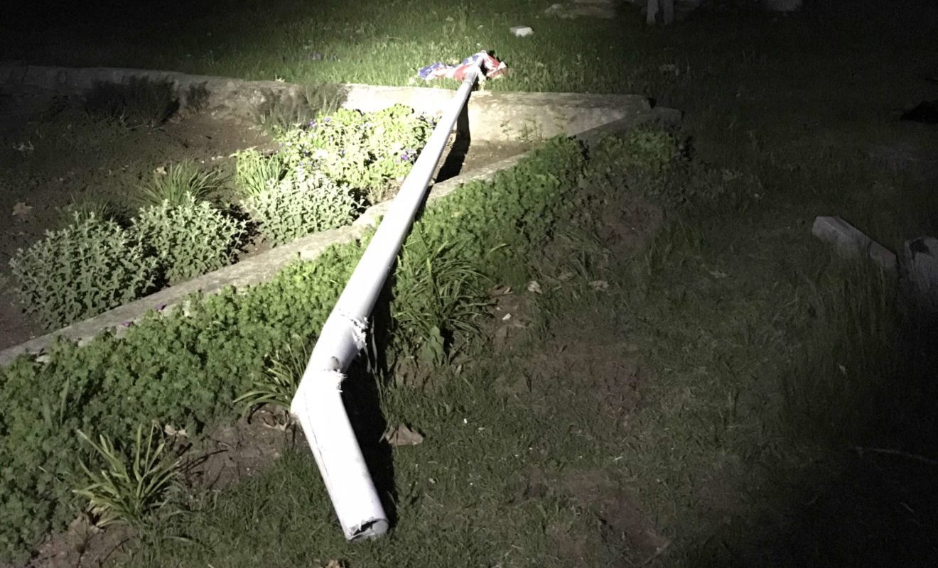 Police: Drunken driver dislodged historic bell, knocked over flag pole ...