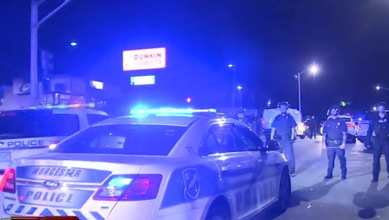 Peaceful protest takes violent turn in Worcester - Boston News, Weather ...