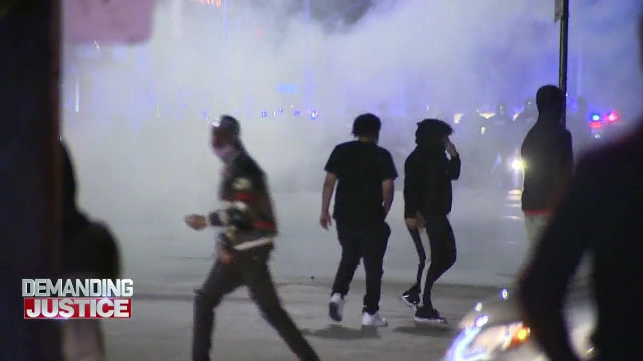 19 arrested in connection with peaceful protest that took ‘violent ...