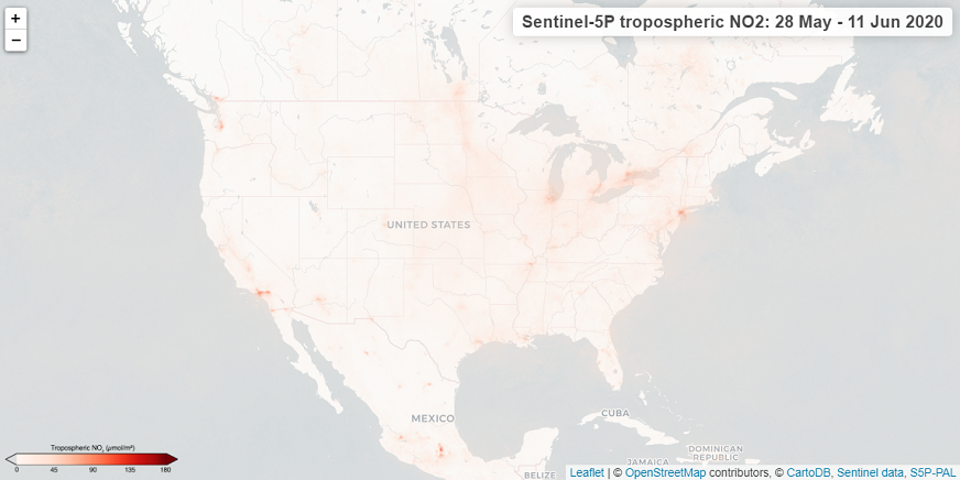 Map uses satellite data to show global air pollution levels - Boston ...