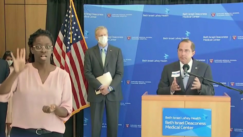 HHS Secretary Azar joins Baker on tour of Boston hospital - Boston News ...