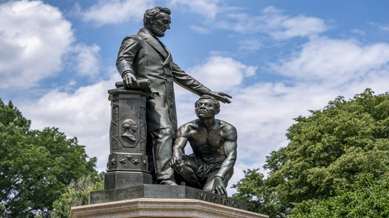 Protesters: Remove statues of slave kneeling before Lincoln - Boston ...