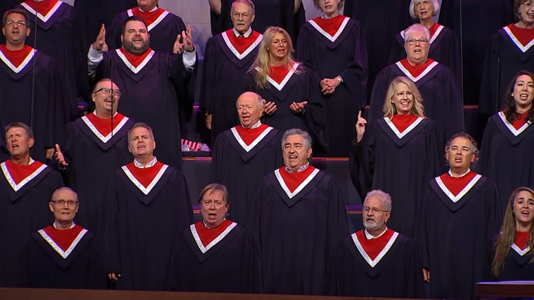 Choir of more than 100 people perform without masks at Pence event ...