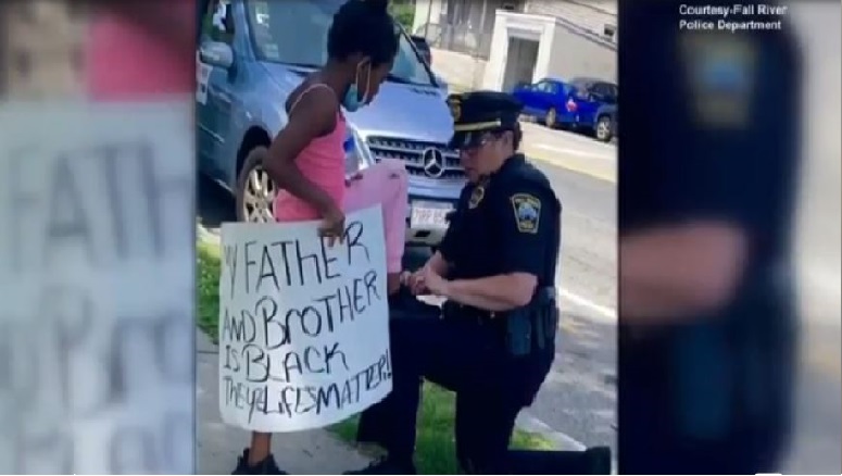 ‘It was just a reaction’: Fall River sergeant’s moving moment caught on ...