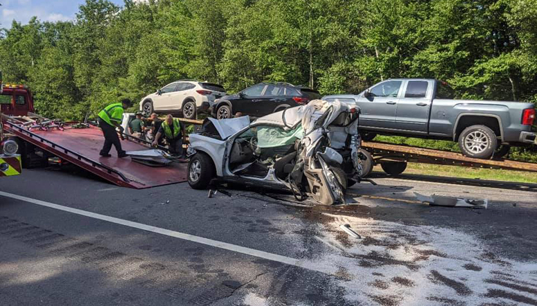 4-vehicle crash in NH sends 2 to hospital - Boston News, Weather ...