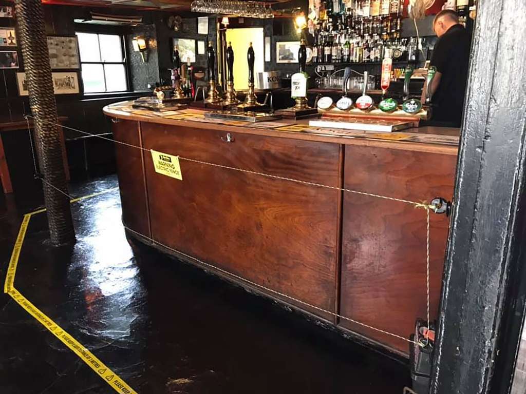 ‘It’s the fear factor’: Pub owner installs electric fence to keep ...