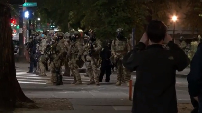 Policing tactics under fire as video shows medics in Portland getting ...