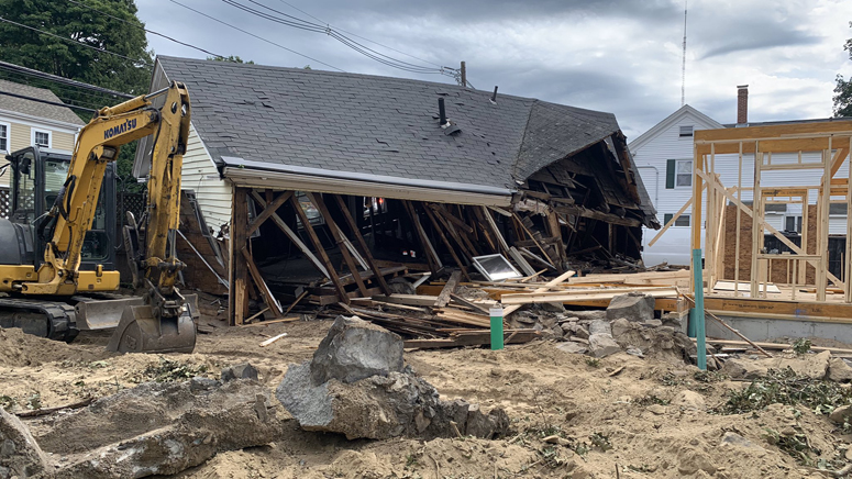Historic home under construction collapses in Newton - Boston News ...