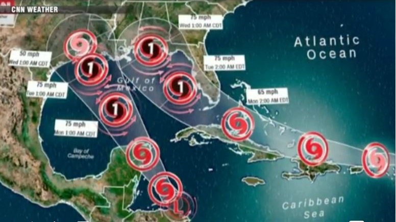 2 tropical storms heading for double blow to US Gulf Coast – Boston ...