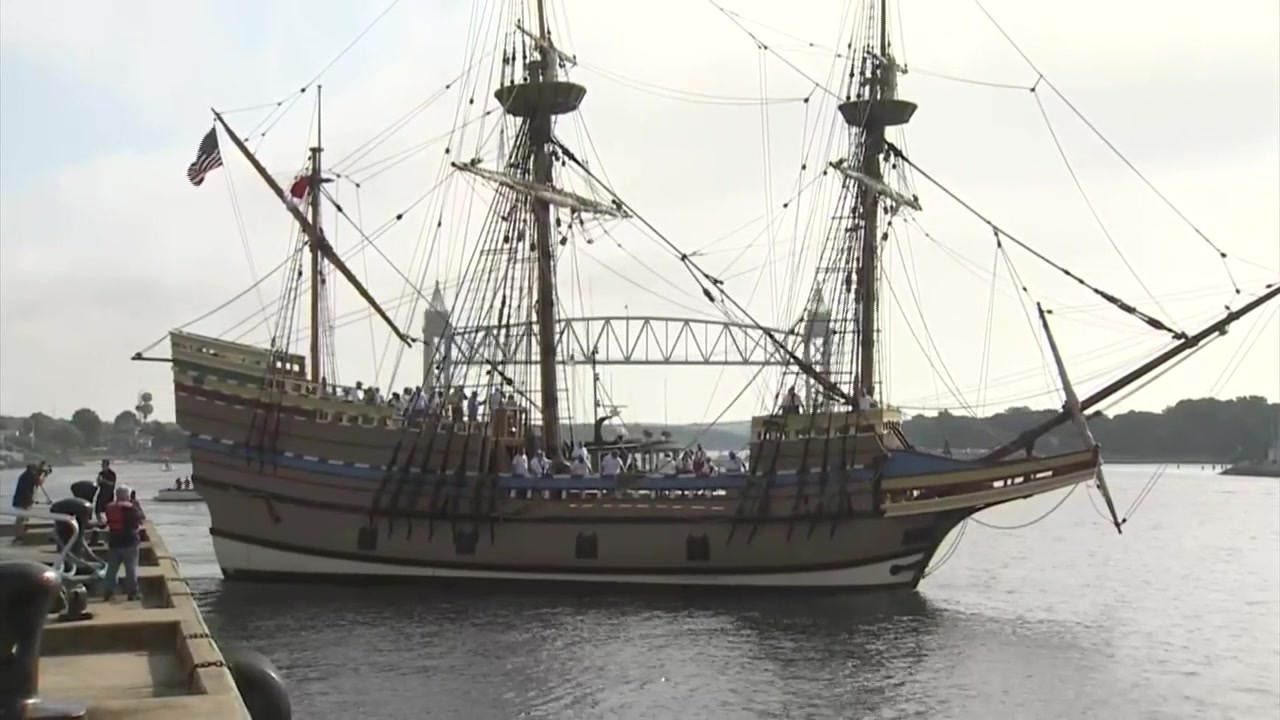 Restored Mayflower replica returning to Plymouth - Boston News, Weather ...