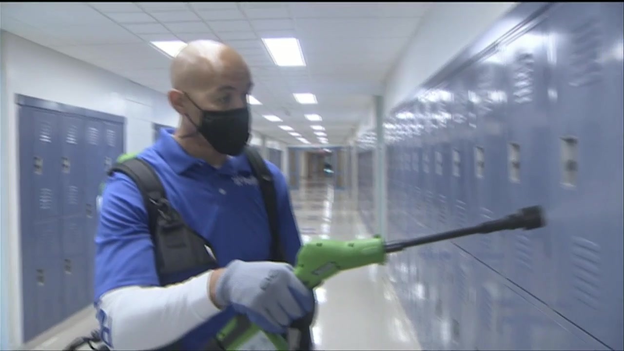 Medfield Public Schools using disinfectant sprayers to help curb ...