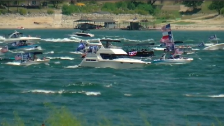 Several boats sink during Texas parade for Trump - Boston News, Weather ...